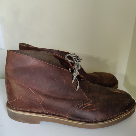 Clarks | Shoes | Clarks Bushacre 2 Chukka Boots Mens Size 5m Dark Brown ...